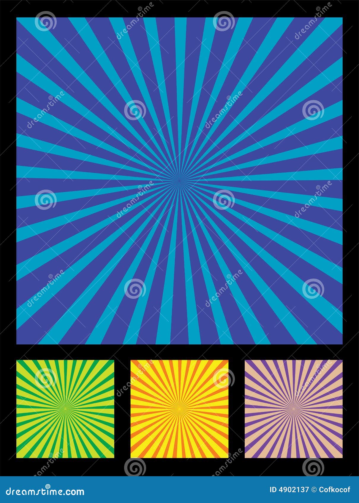 Sun rays design element stock vector. Illustration of modern - 4902137