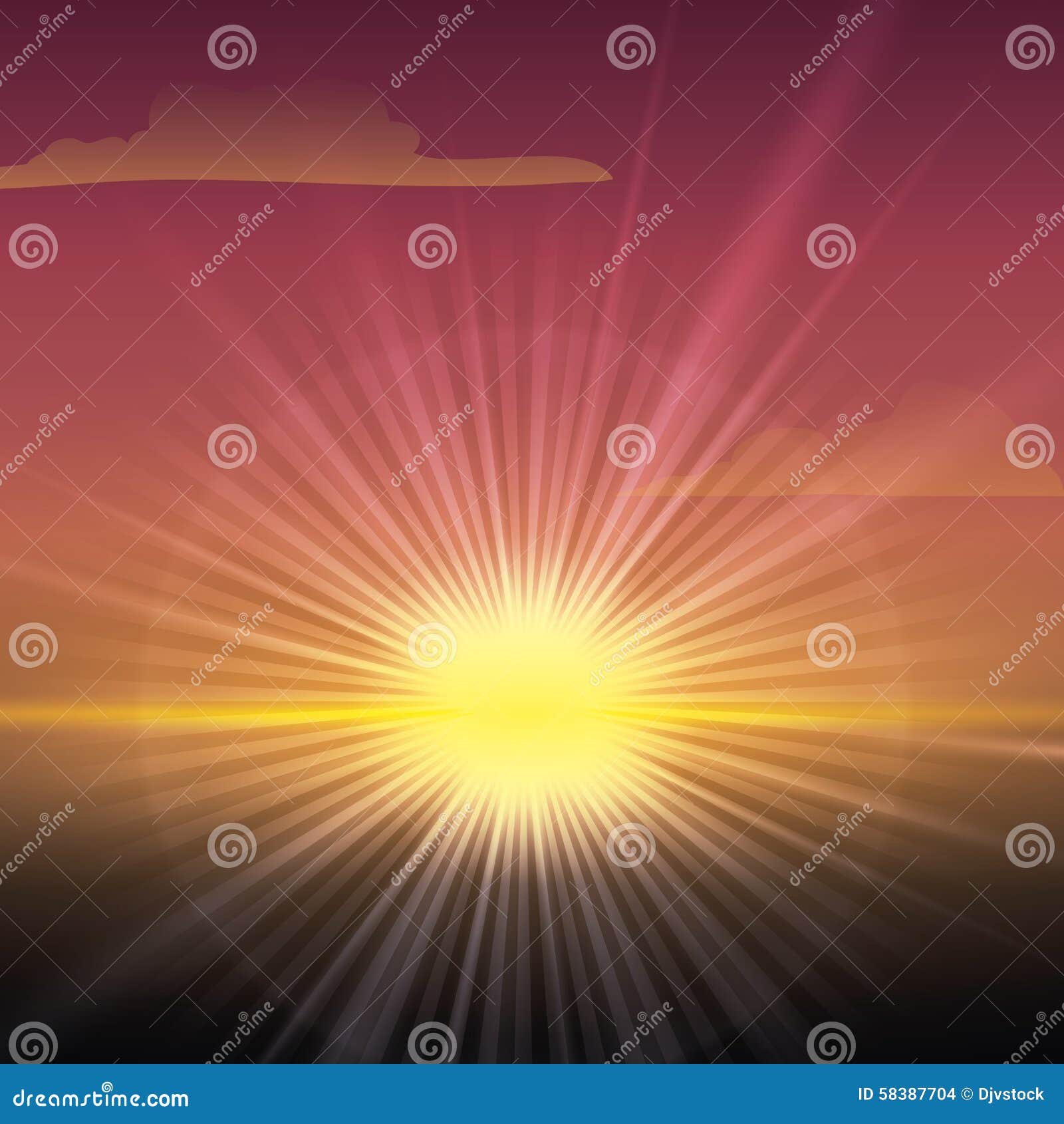 Sun rays design. stock vector. Illustration of nature - 58387704