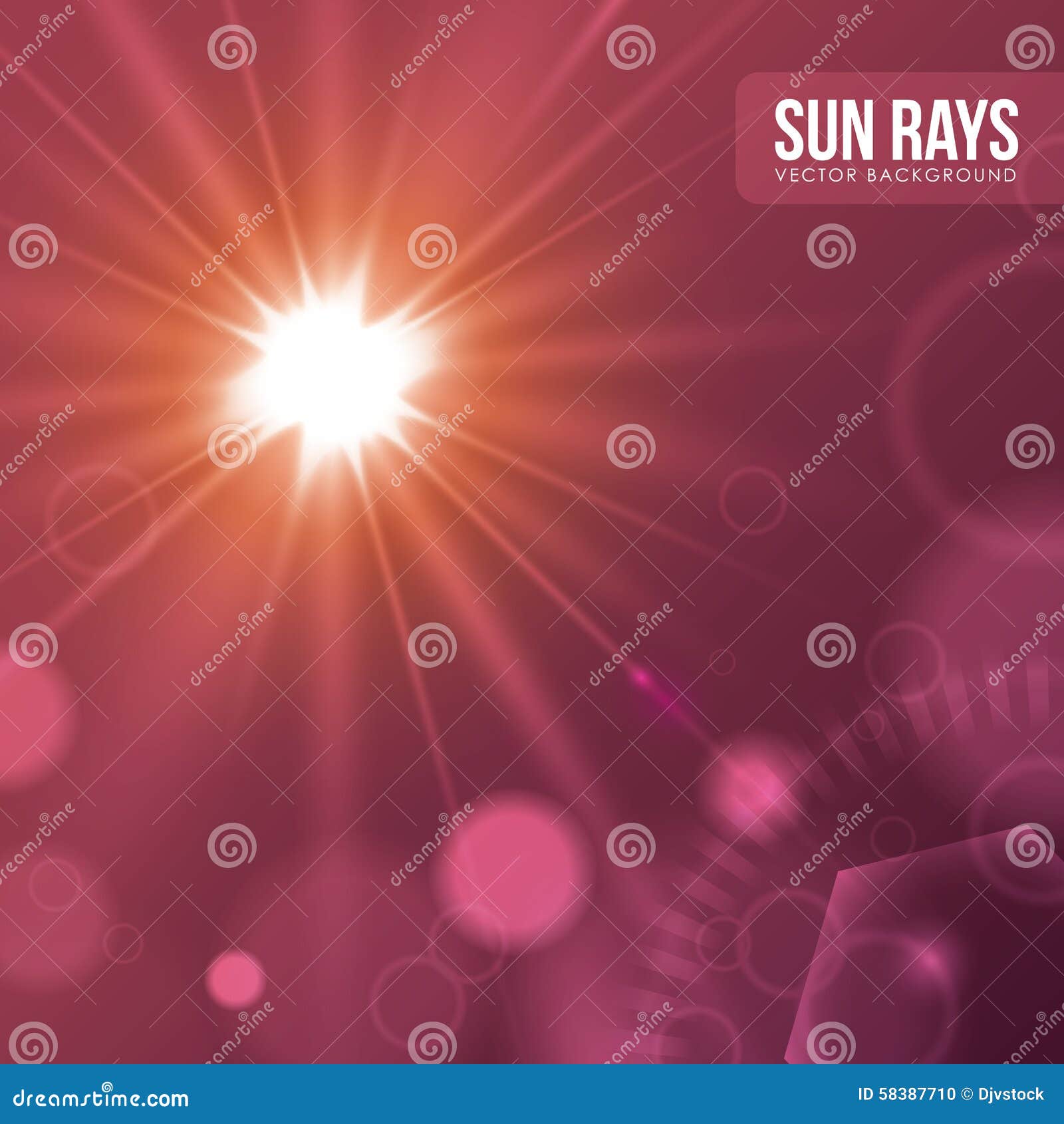 Sun rays design. stock vector. Illustration of abstract - 58387710