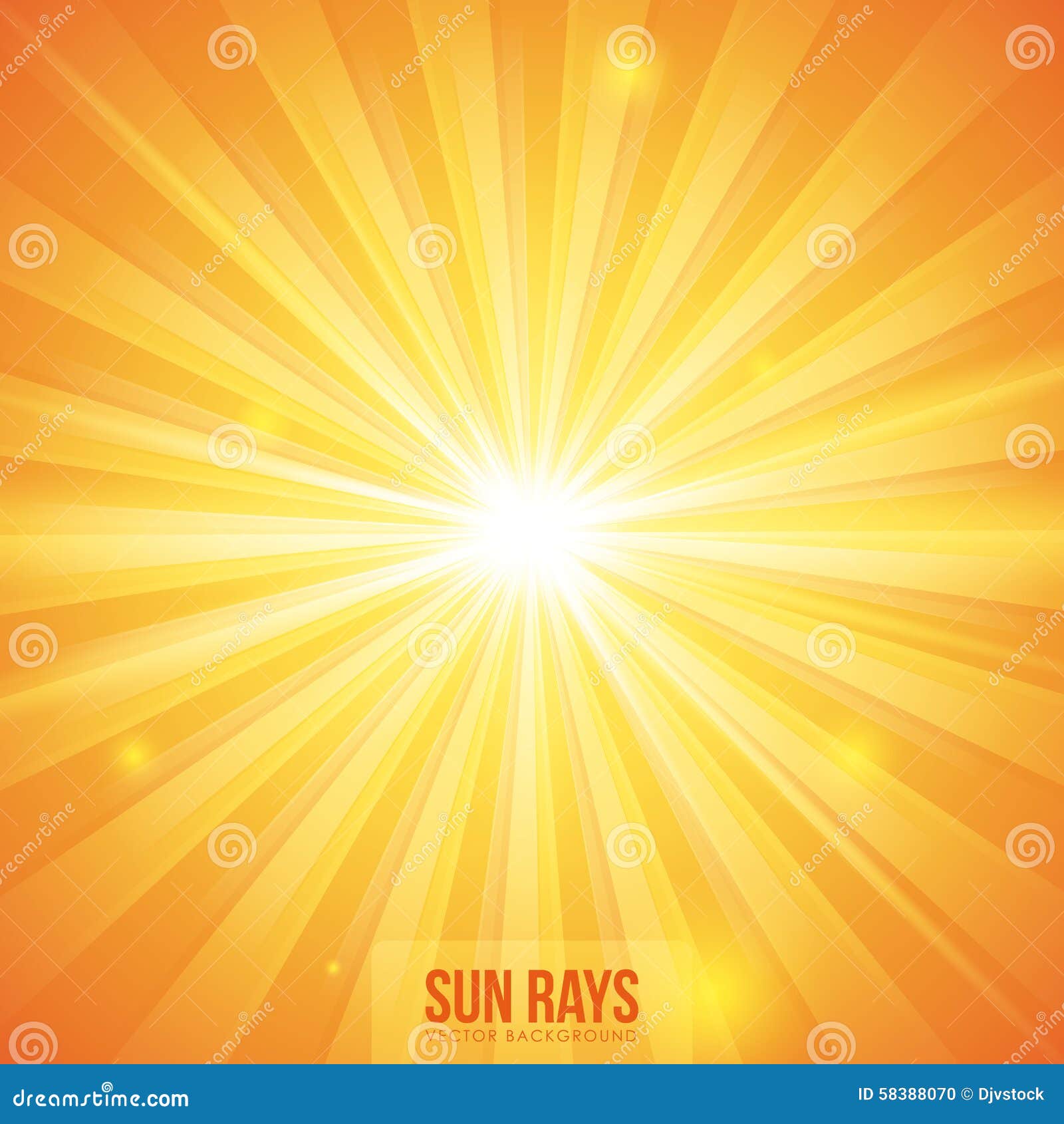 Sun rays design. stock vector. Illustration of rays, effect - 58388070