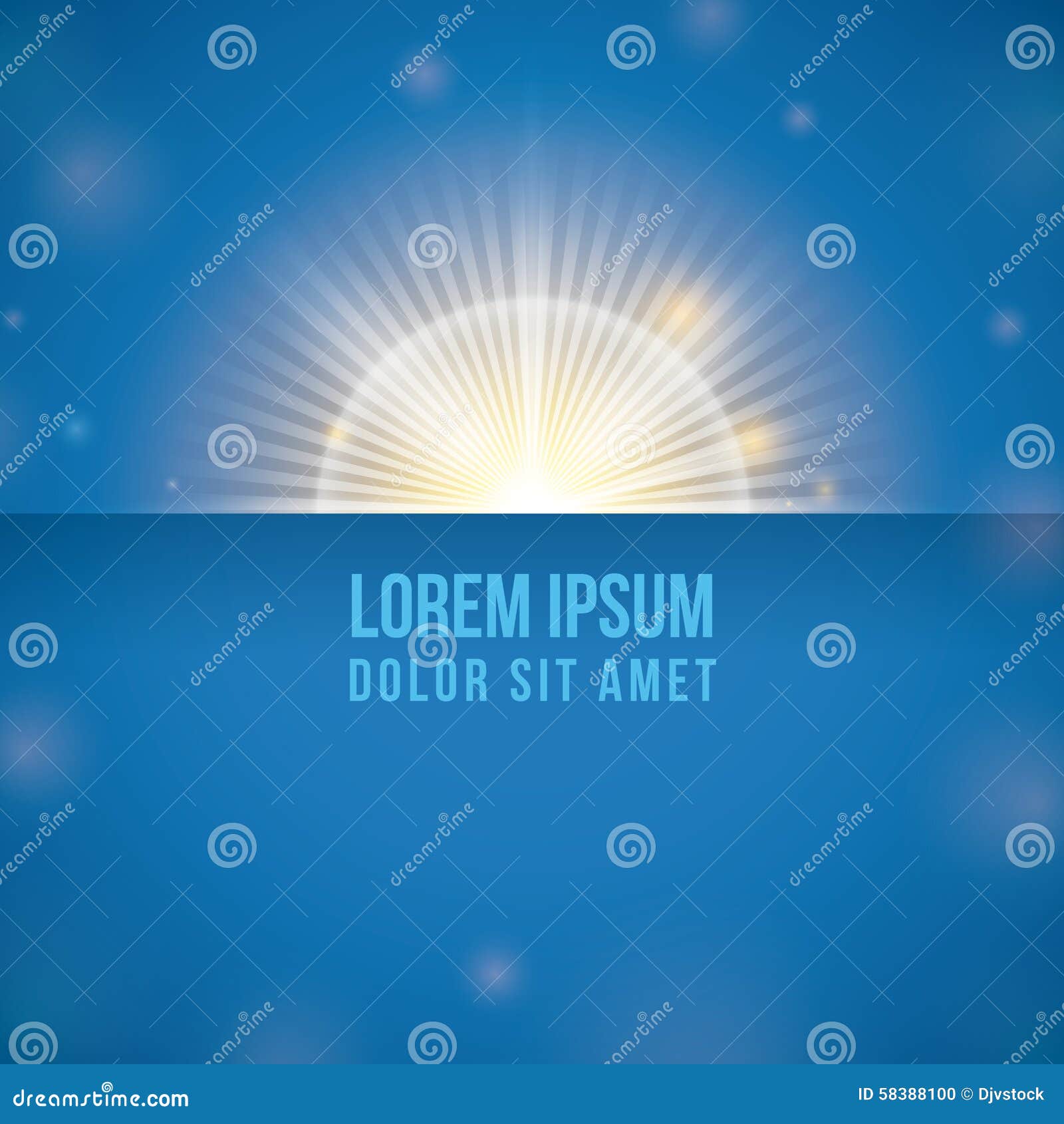 Sun rays design. stock vector. Illustration of summer - 58388100