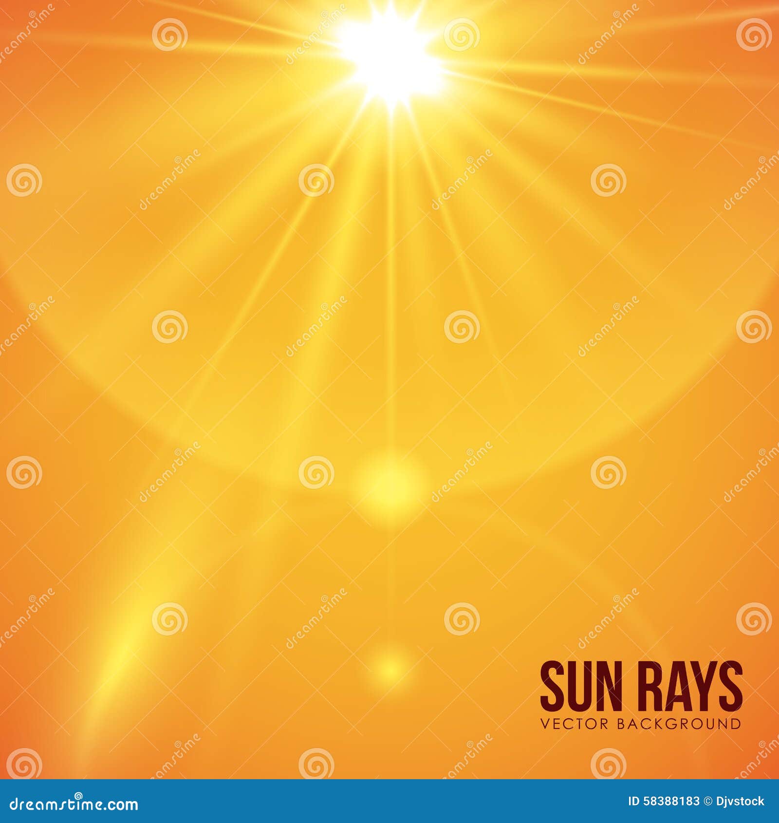Sun rays design. stock vector. Illustration of flare - 58388183