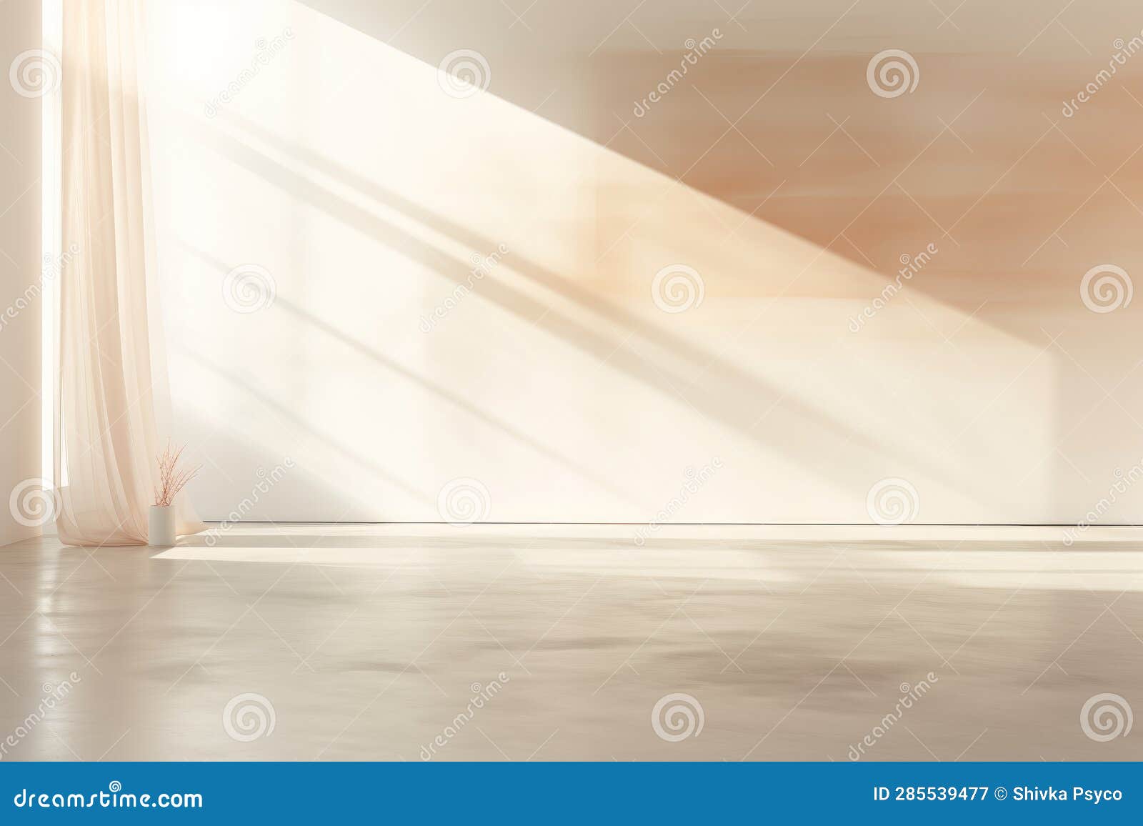 Sun Rays Enters In Empty Room Generative AI Stock Photography ... Sun Rays Enters In Empty Room Generative AI Stock Photography ...