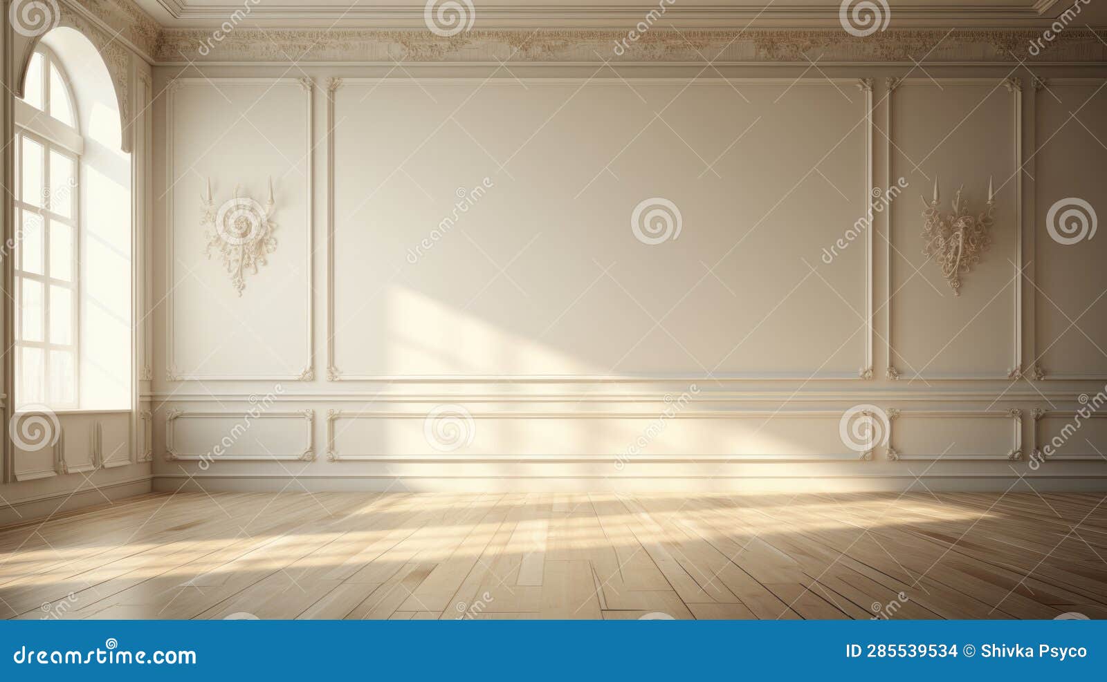Sun Rays Enters in White Empty Room Generative AI Stock Illustration ... Sun Rays Enters in White Empty Room Generative AI Stock Illustration ...