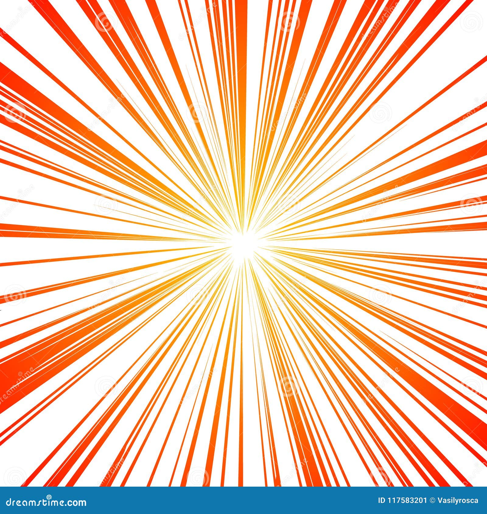Sun Rays or Explosion Comic Retro Vector Radial Boom. Sun Burst Frame ...