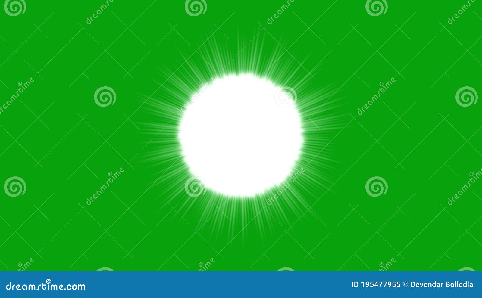 Sun and Sun Rays with Green Screen Background Stock Video - Video of ...