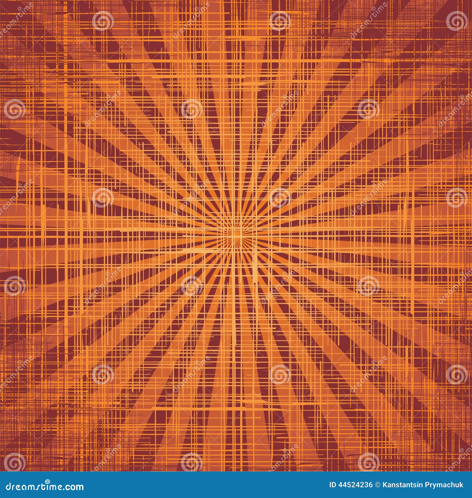 Sun with Rays on Grunge Cloth Texture. Vector Stock Vector ...