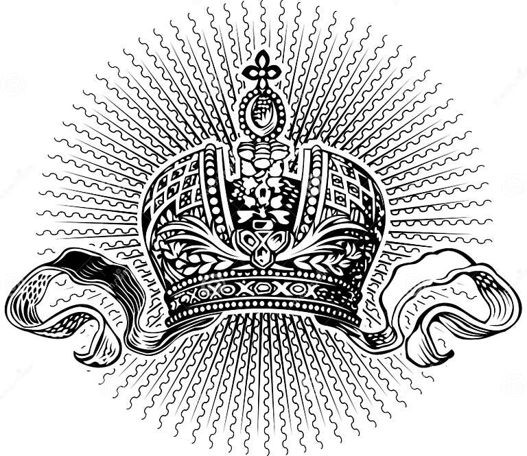 Sun Rays and King Crown stock vector. Illustration of kingly - 7161592