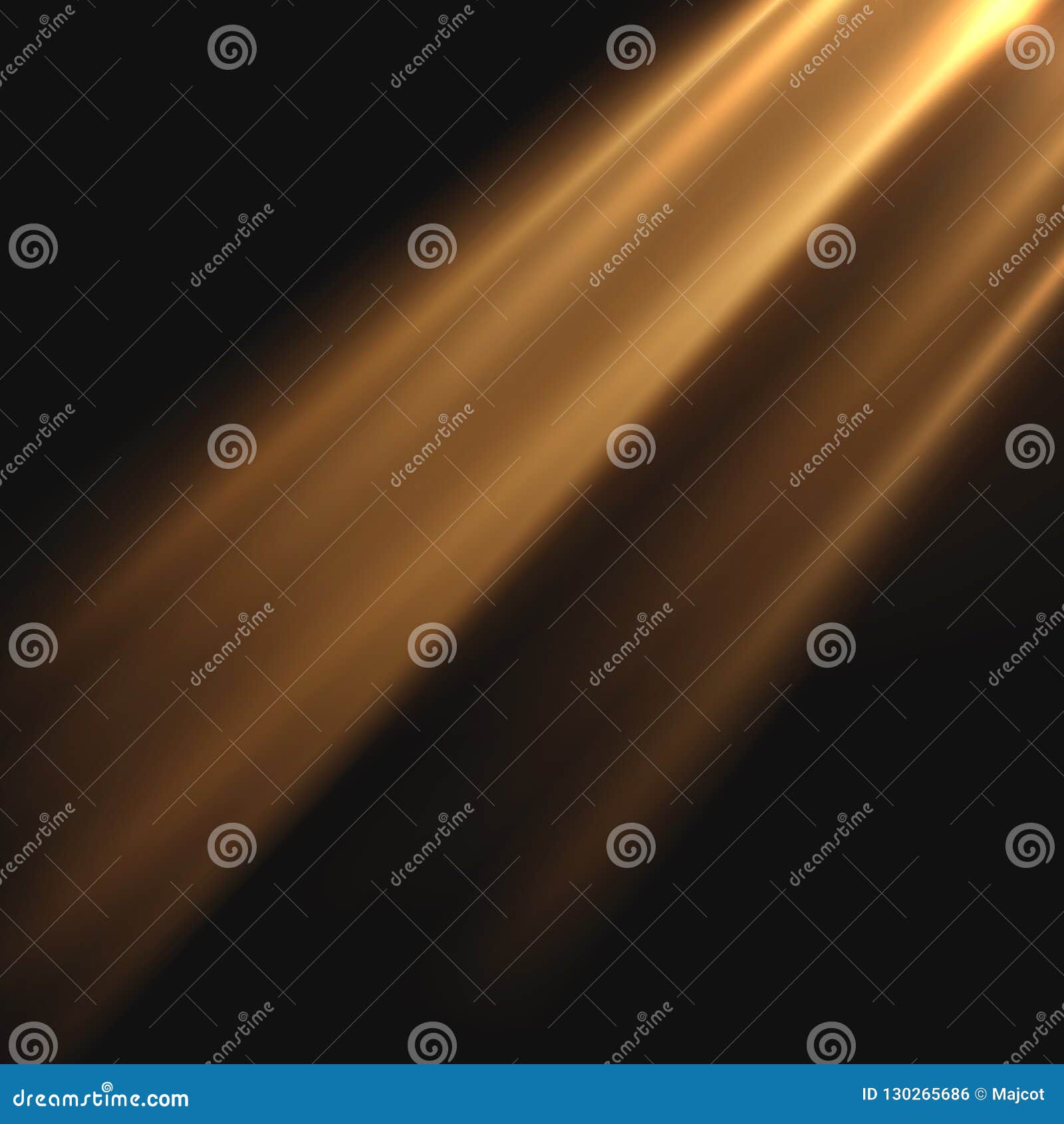 Sun Rays Light on Black Background Stock Vector - Illustration of ...