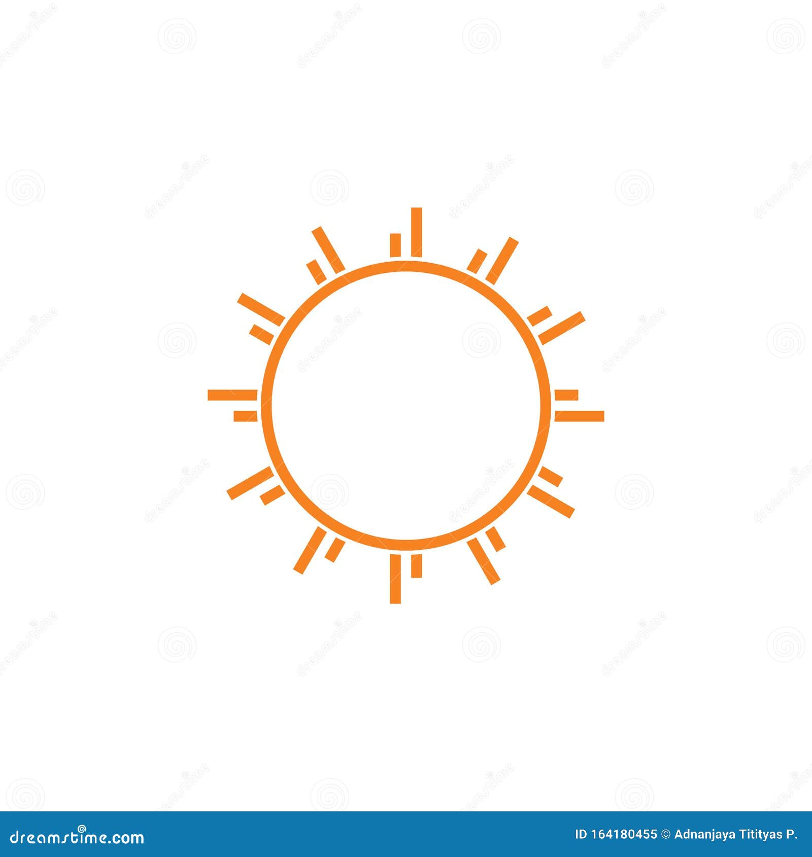 Sun Rays Lines Art Geometric Swirl Logo Vector Stock Vector ...