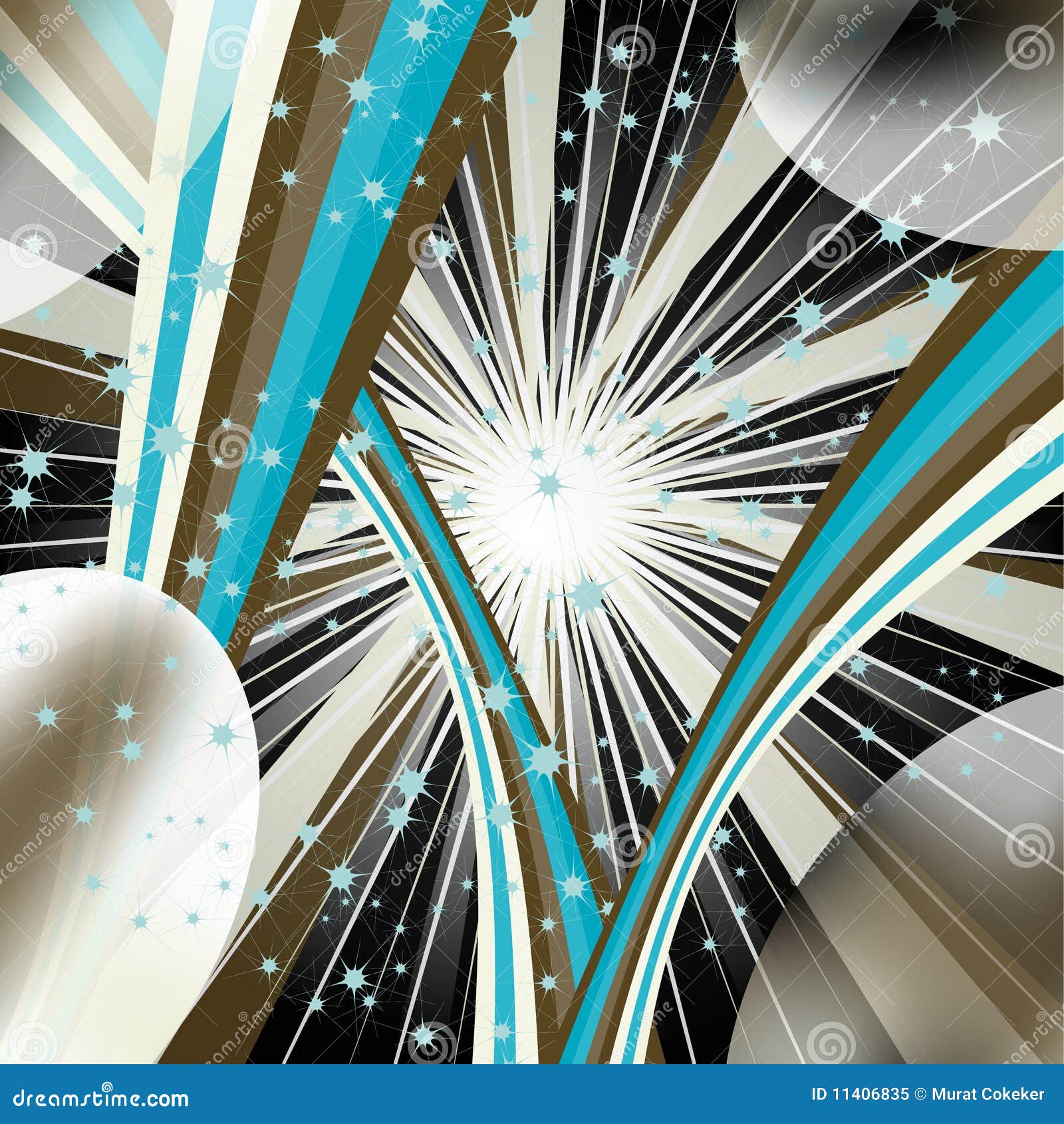 Sun Rays Modern Abstract Design Stock Illustration - Illustration of ...