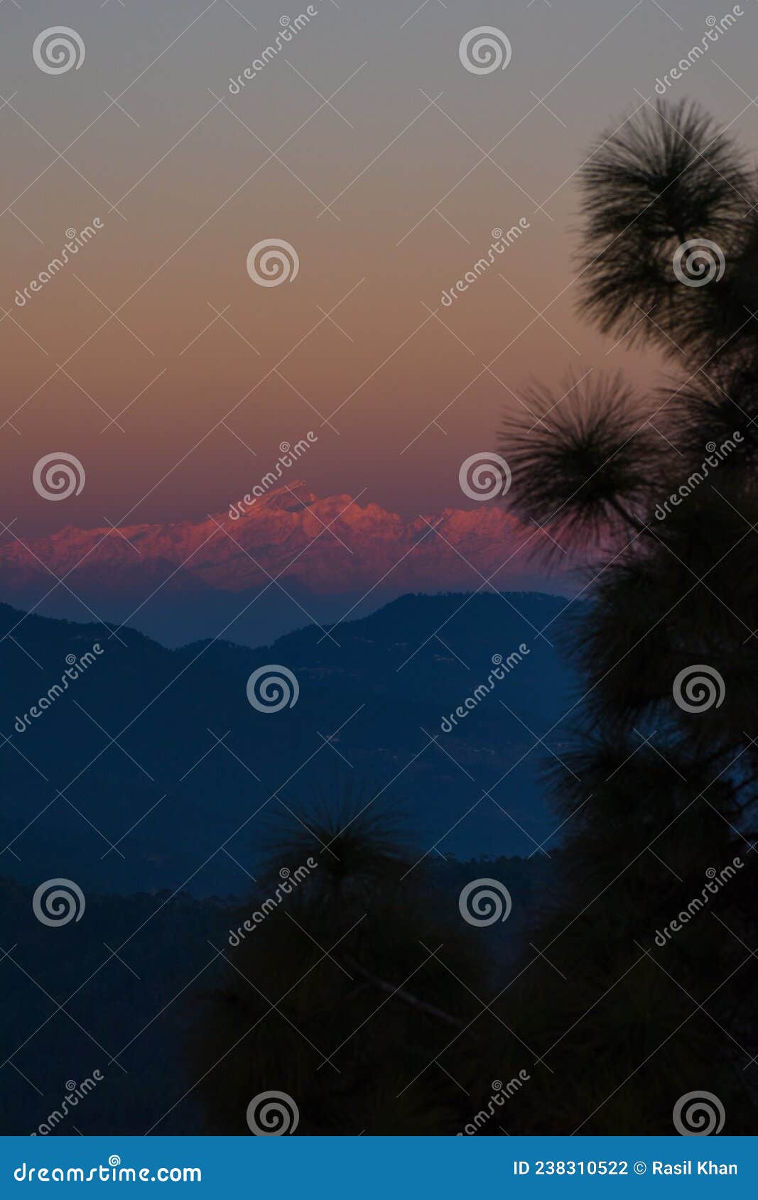Sun Rays Mountain LandscapeA Beautiful Landscape View With Sunset ...