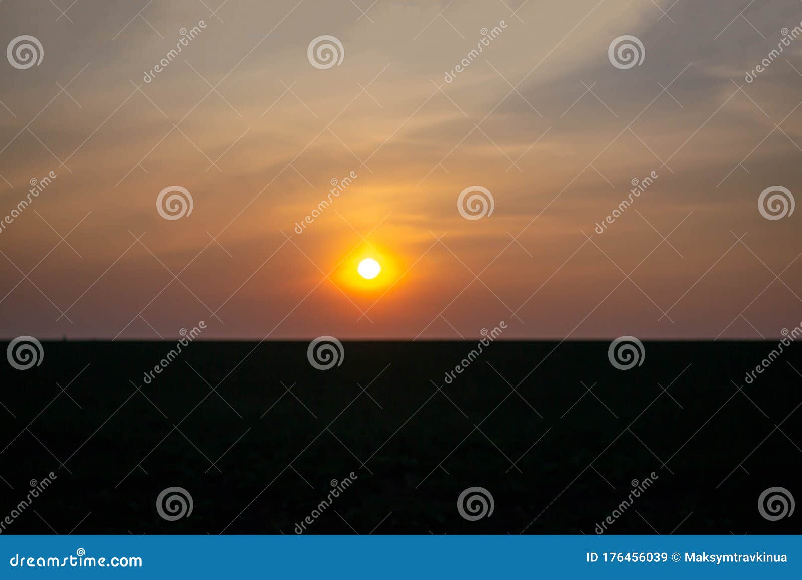 Sun rays over field stock image. Image of landscape - 176456039