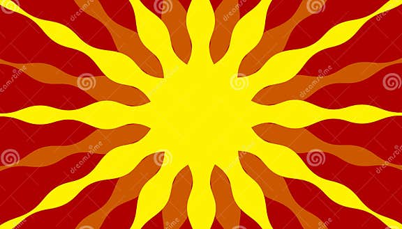 Sun with Rays Pattern. Vector Illustration Stock Vector - Illustration ...