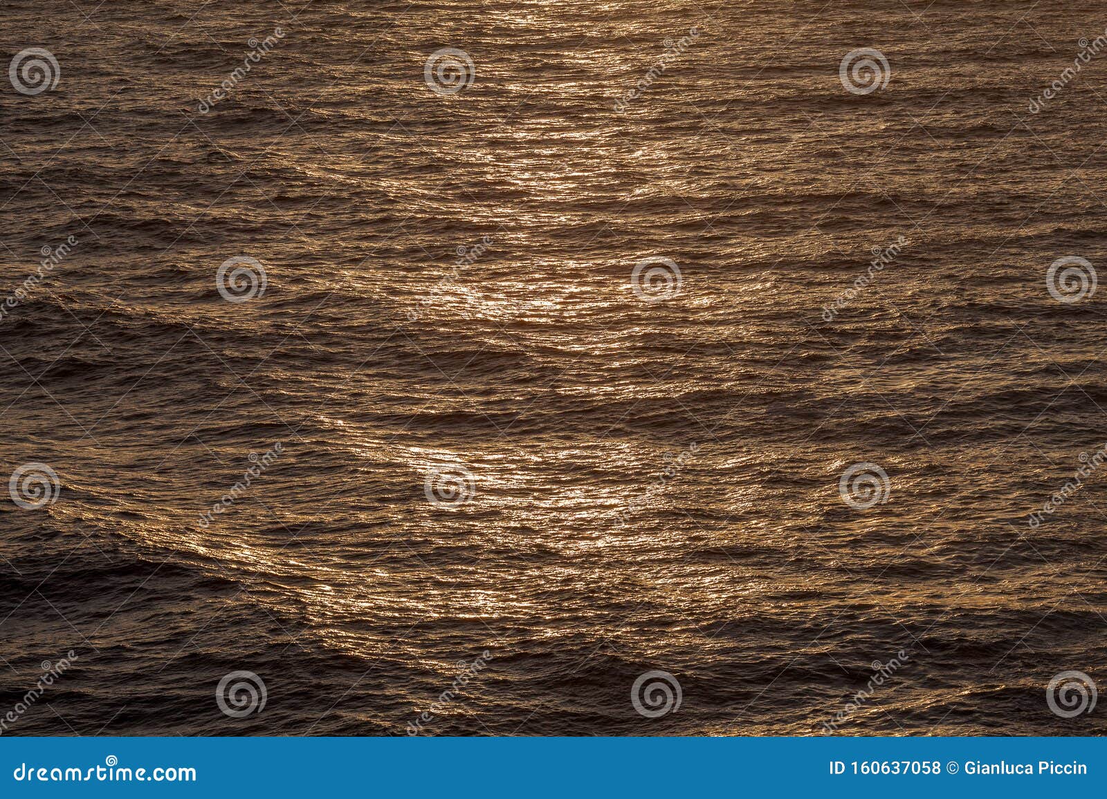 Sun Rays Reflections on the Waves of the Mediterranean Sea at Sunset ...