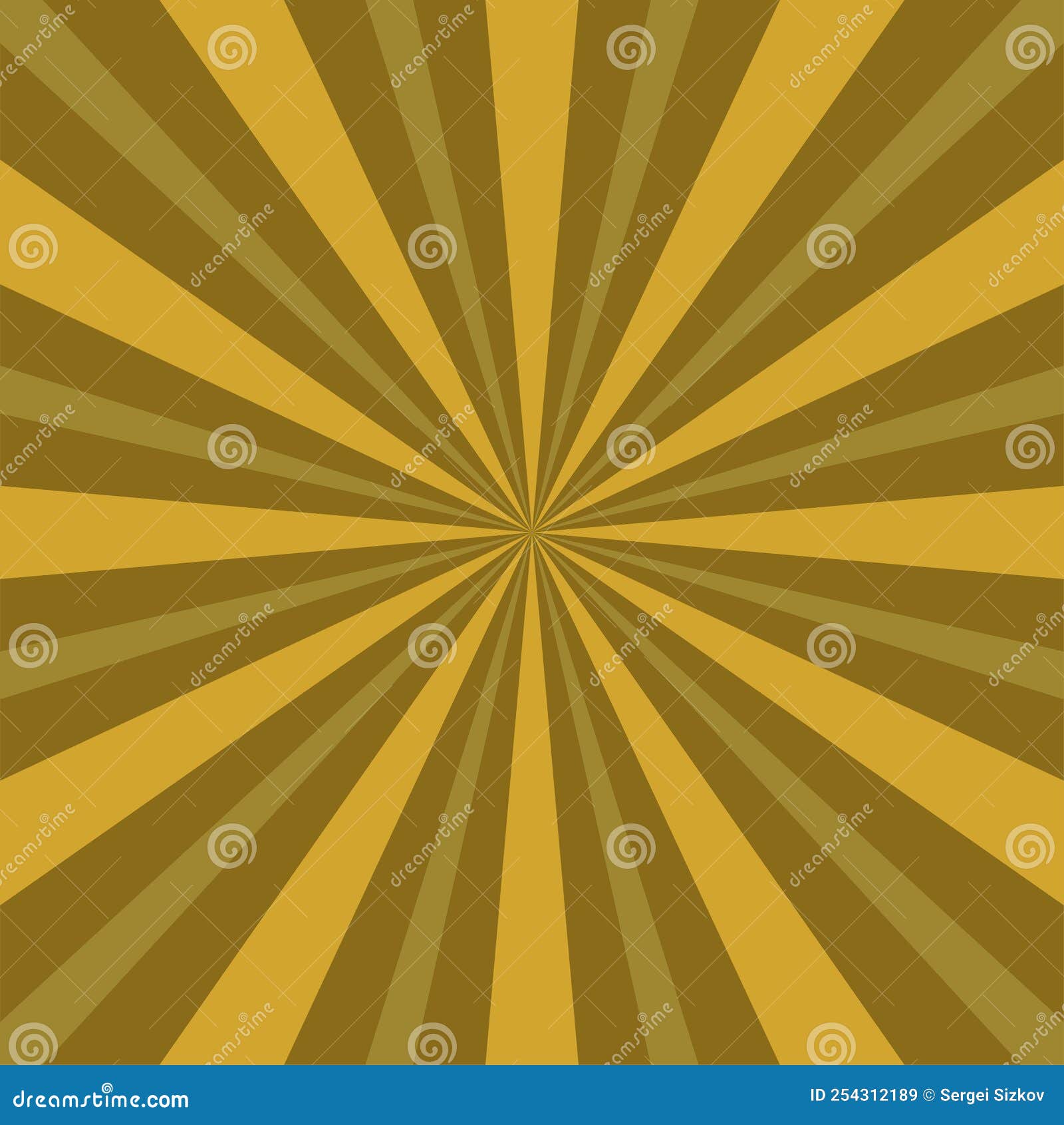 Sun Rays Retro Vintage Style Background. Vector Stock Vector ...