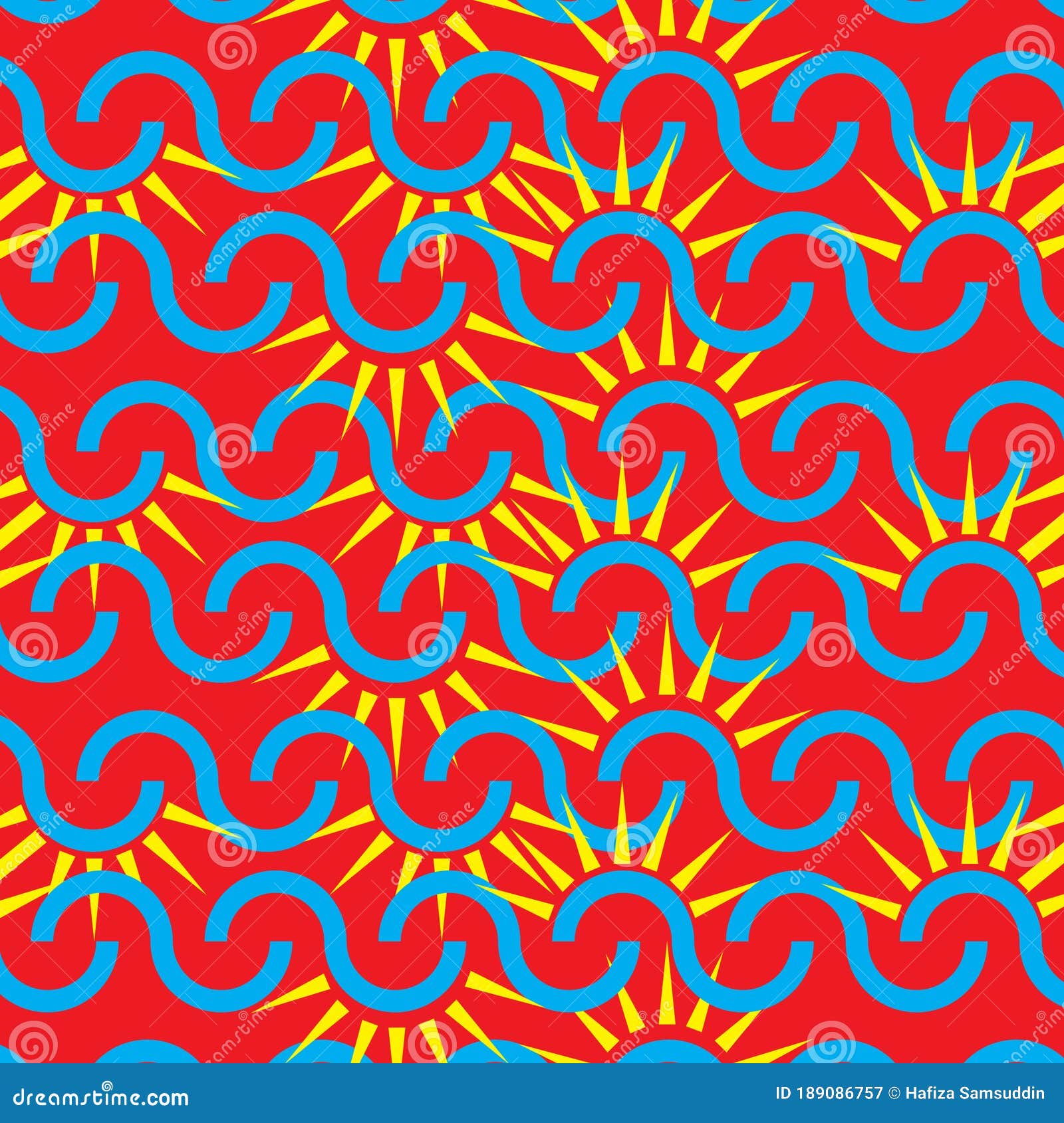 Sun Rays with S Pattern. Vector Illustration Decorative Design Stock ...