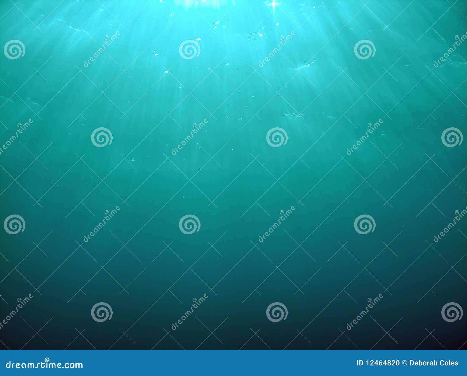 Sun rays through sea water stock photo. Image of sunny - 12464820