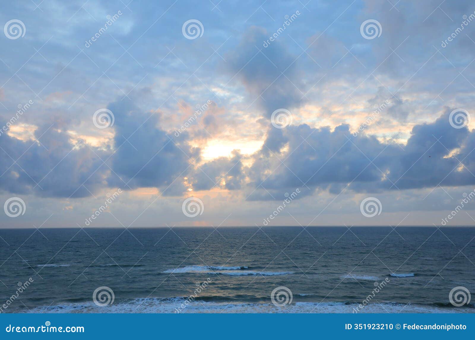 Sun Rays that Seem Like a Divine Light Filtering through the Clouds and ...