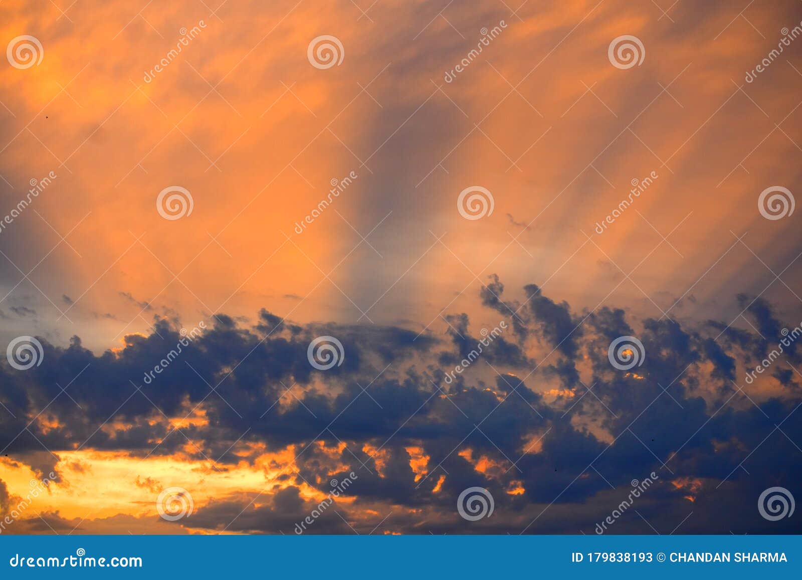 Sun Rays Showing Path of Light Coming Out of Clouds Stock Image - Image ...