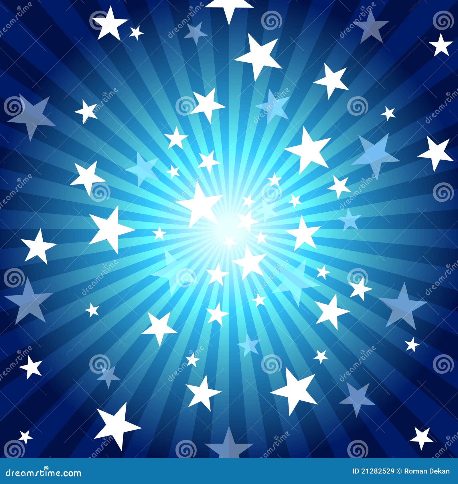 Sun Rays and Stars stock illustration. Illustration of shine - 21282529