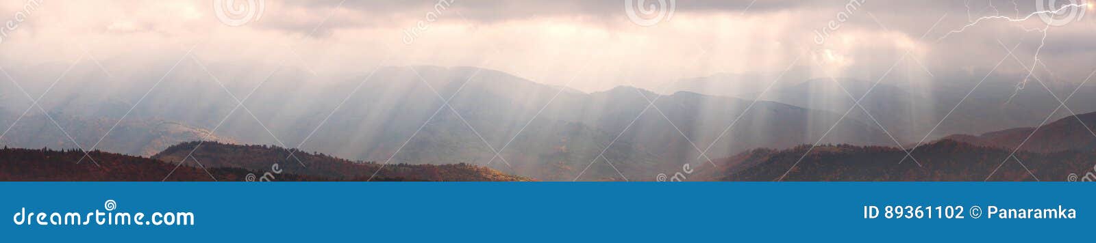 Sun rays after storm stock photo. Image of radiance, shine - 89361102