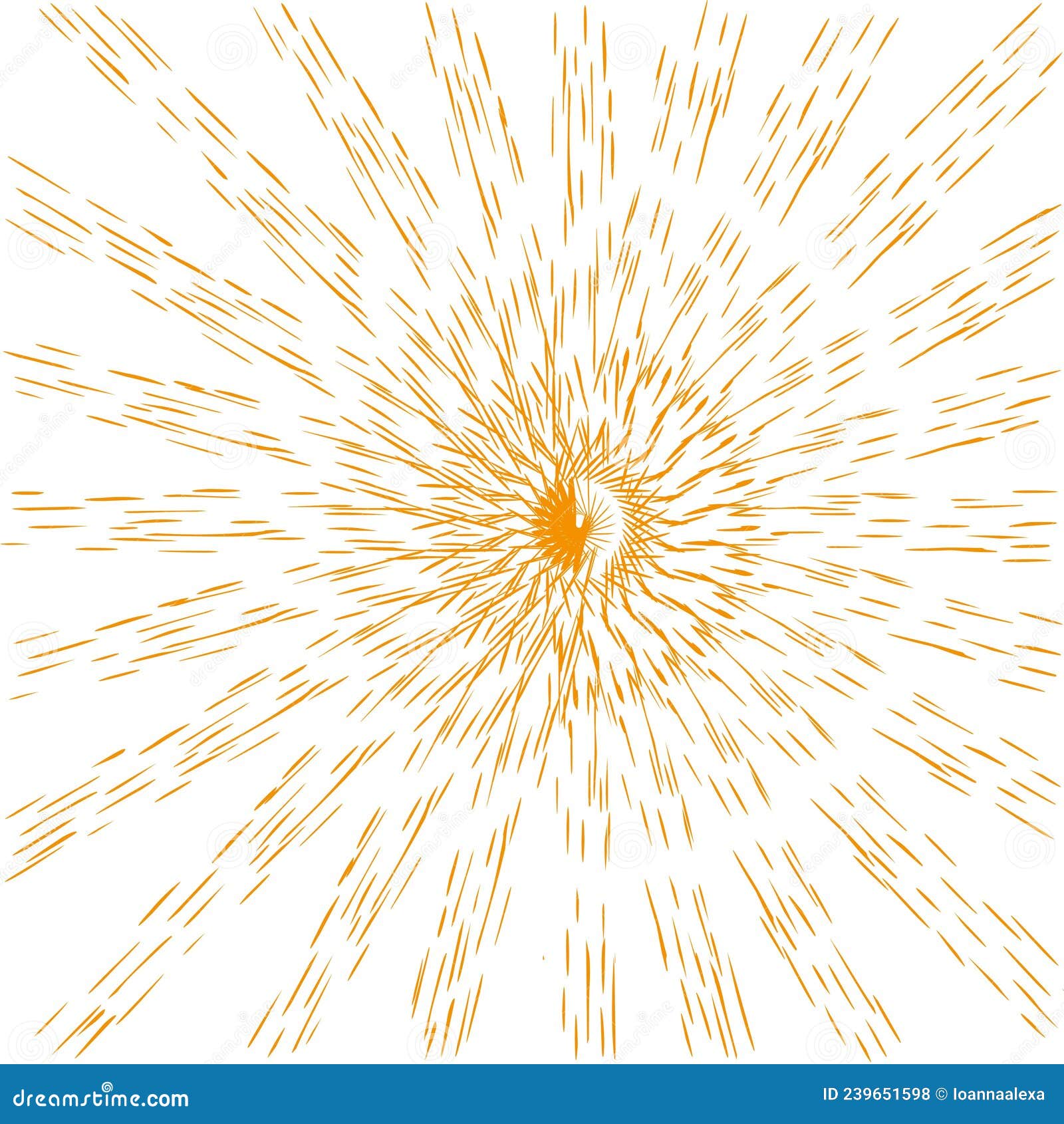 Sun rays stock vector. Illustration of focus, energy - 239651598