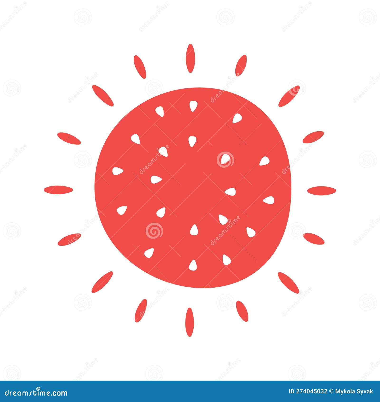 Sun with Rays stock vector. Illustration of design, glow - 274045032