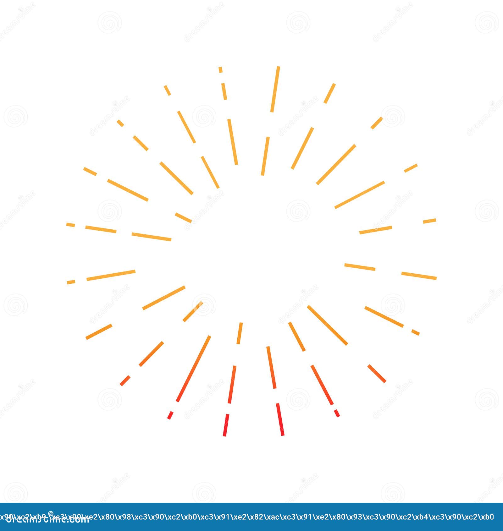 Sun Rays Symbol. Sunlight Linear Icon Stock Illustration - Illustration ...