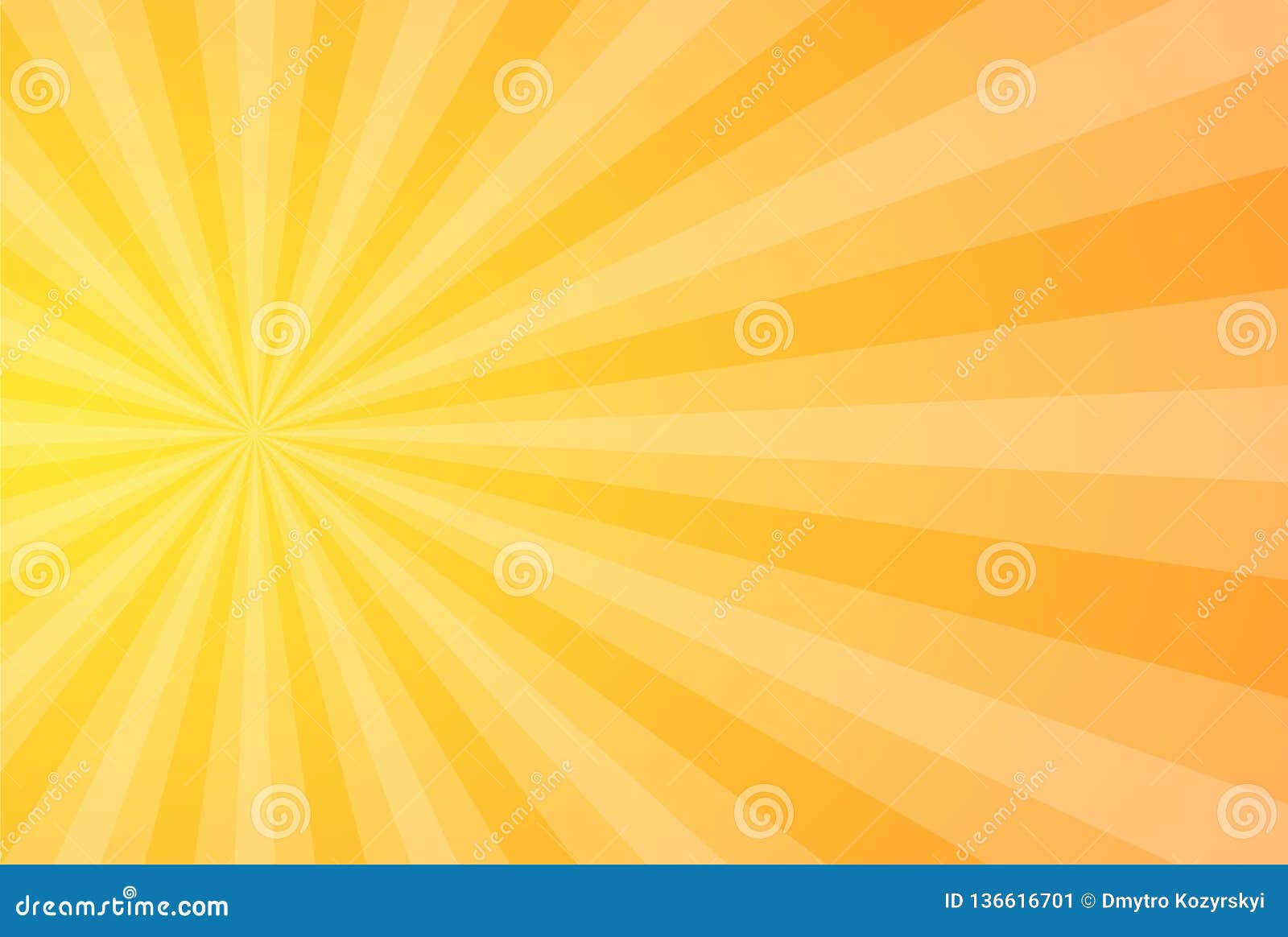 Sun Rays Vector Illustration. Rays Background. Sun Ray Theme Abstract ...