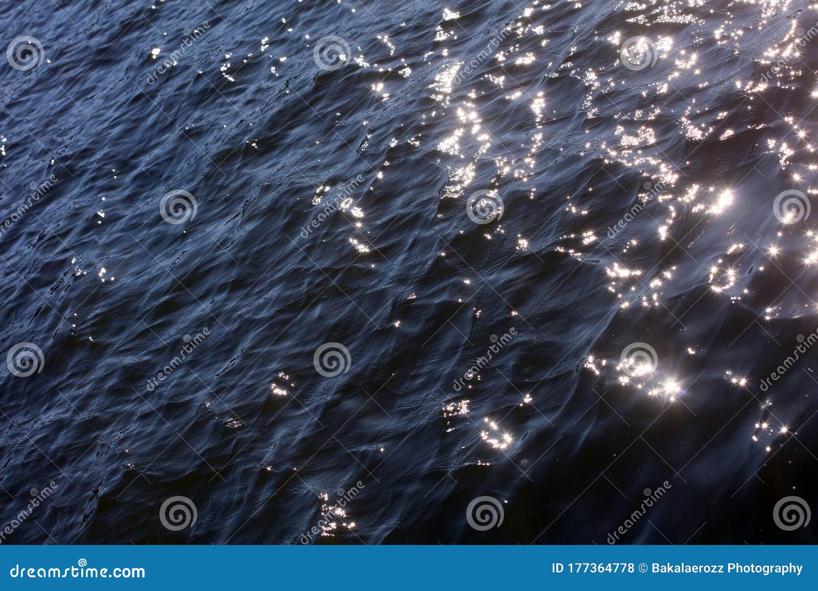 Sun Reflection Light in Water Stock Photo - Image of meditation, space ...