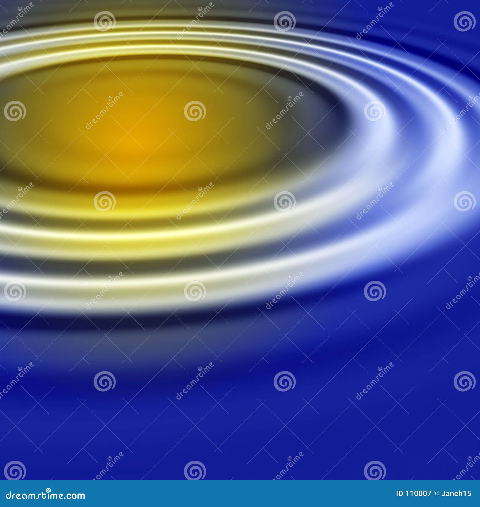 Sun reflection in water stock illustration. Illustration of colorful ...