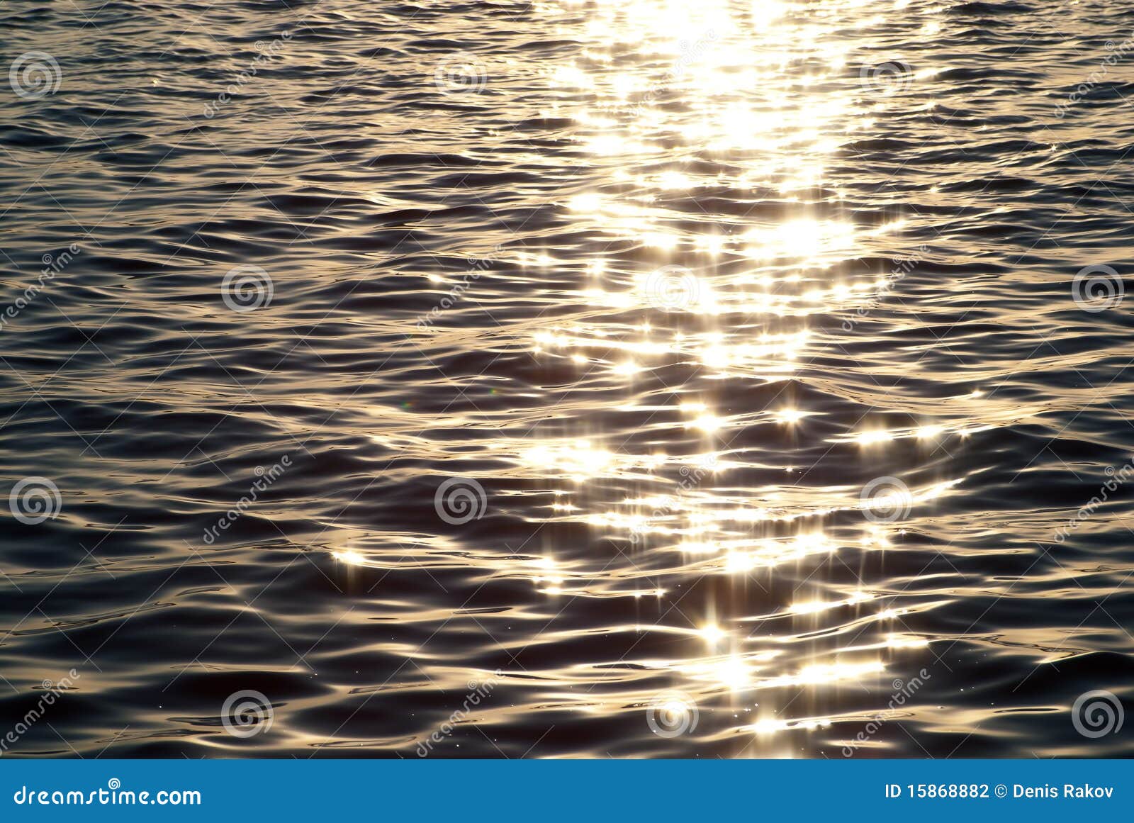 Sun Reflection in the Water Stock Photo - Image of night, nature: 15868882
