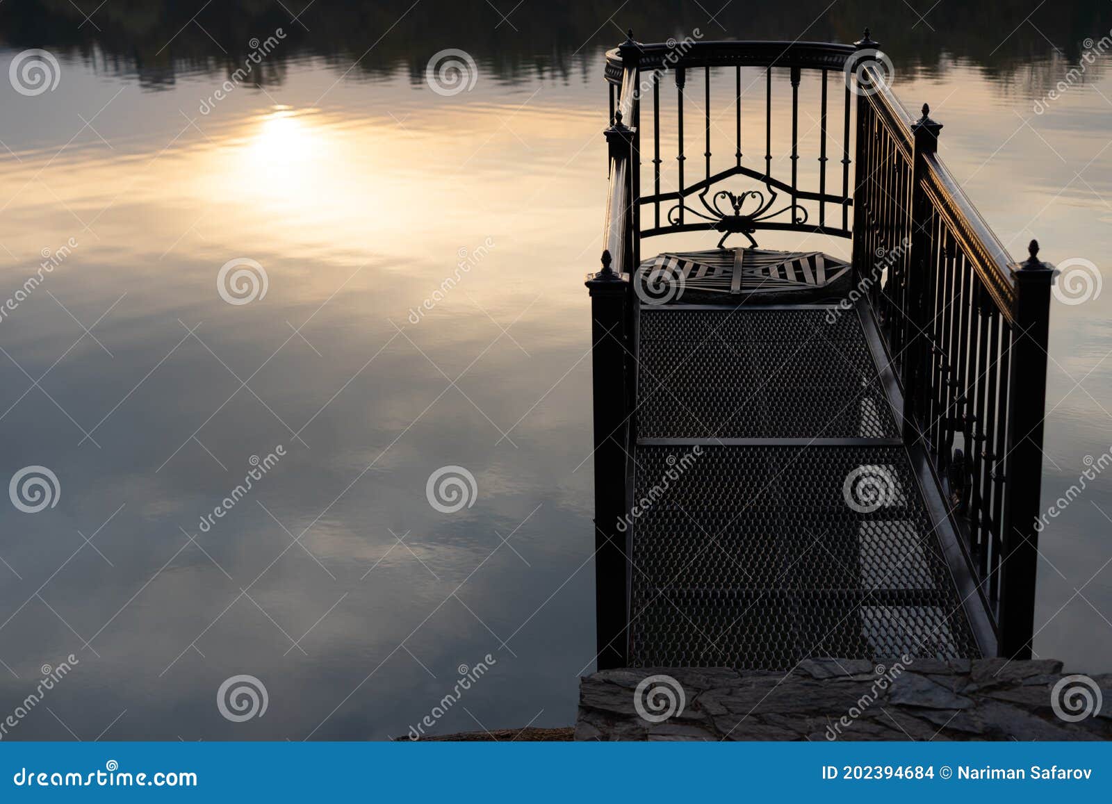 Sun Reflection in Water at Sunset Stock Photo - Image of view, sunlight ...