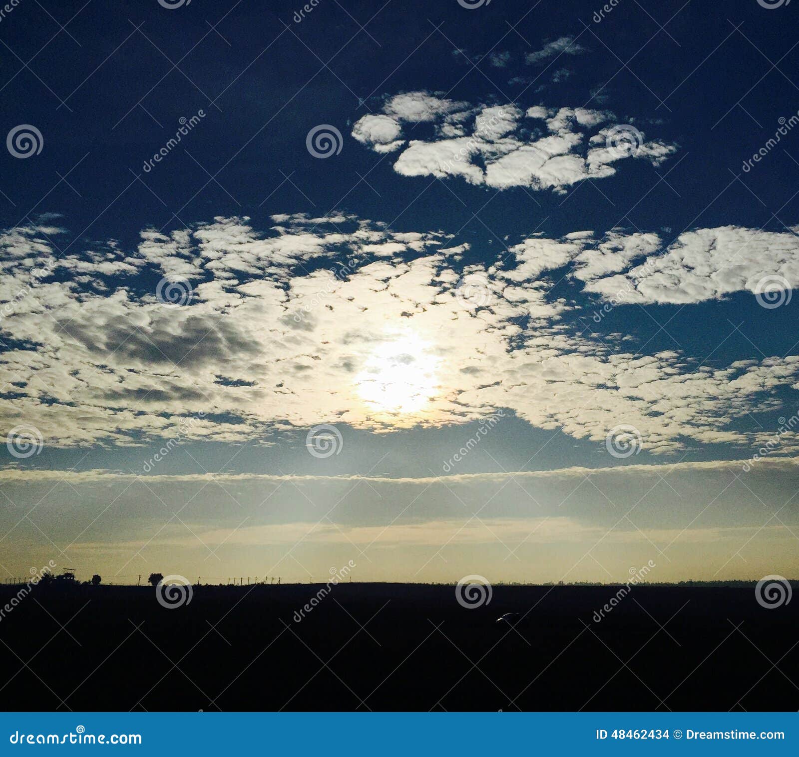 Sun rise stock photo. Image of source, light, spreading - 48462434