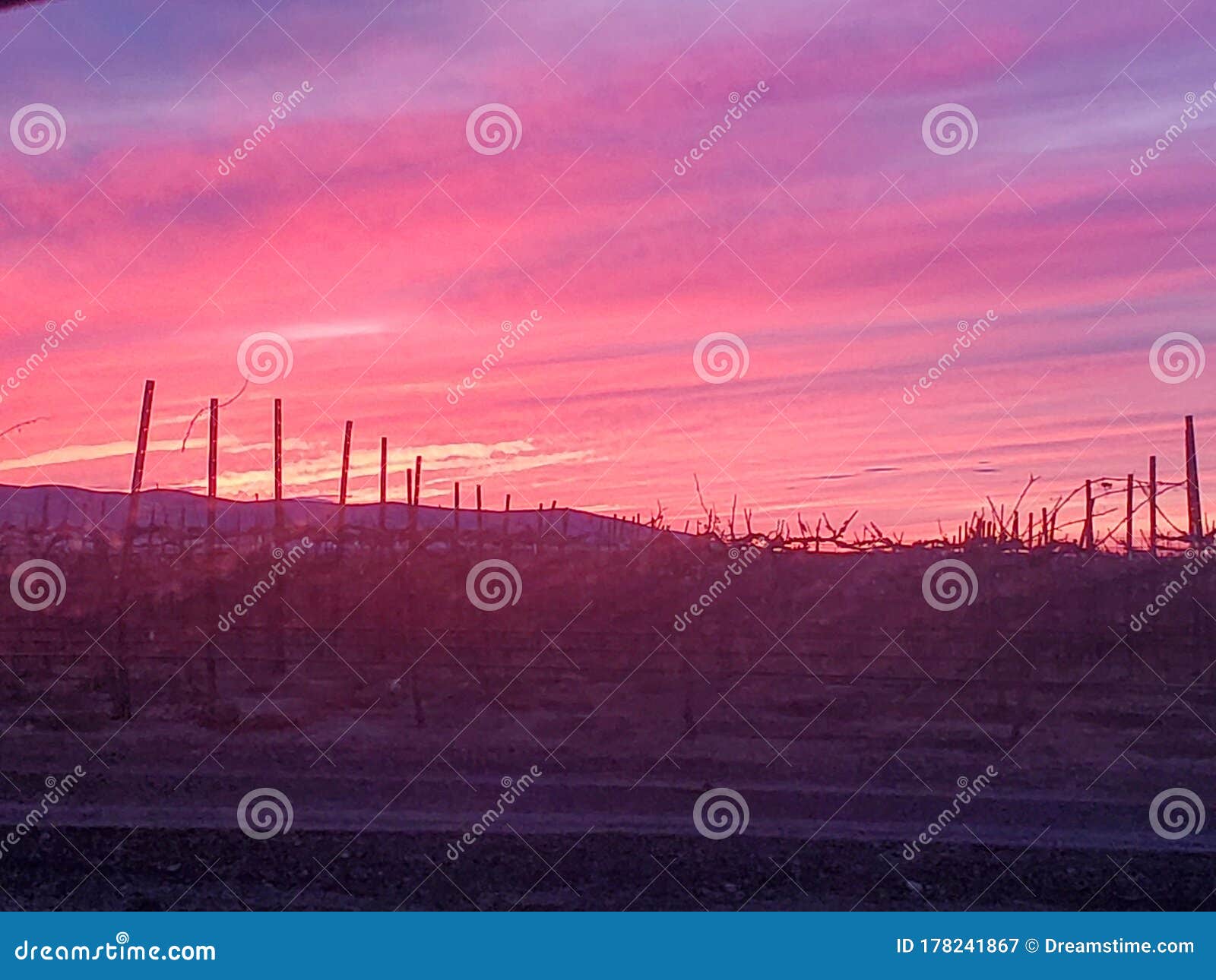 Sun Rise Colors of the Sky! Stock Image - Image of rise, colors: 178241867