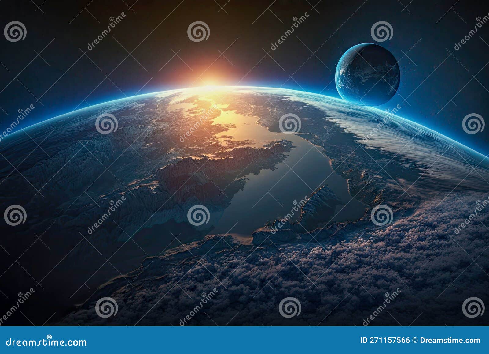 Rise Of The Earth Royalty-Free Illustration | CartoonDealer.com #5448126