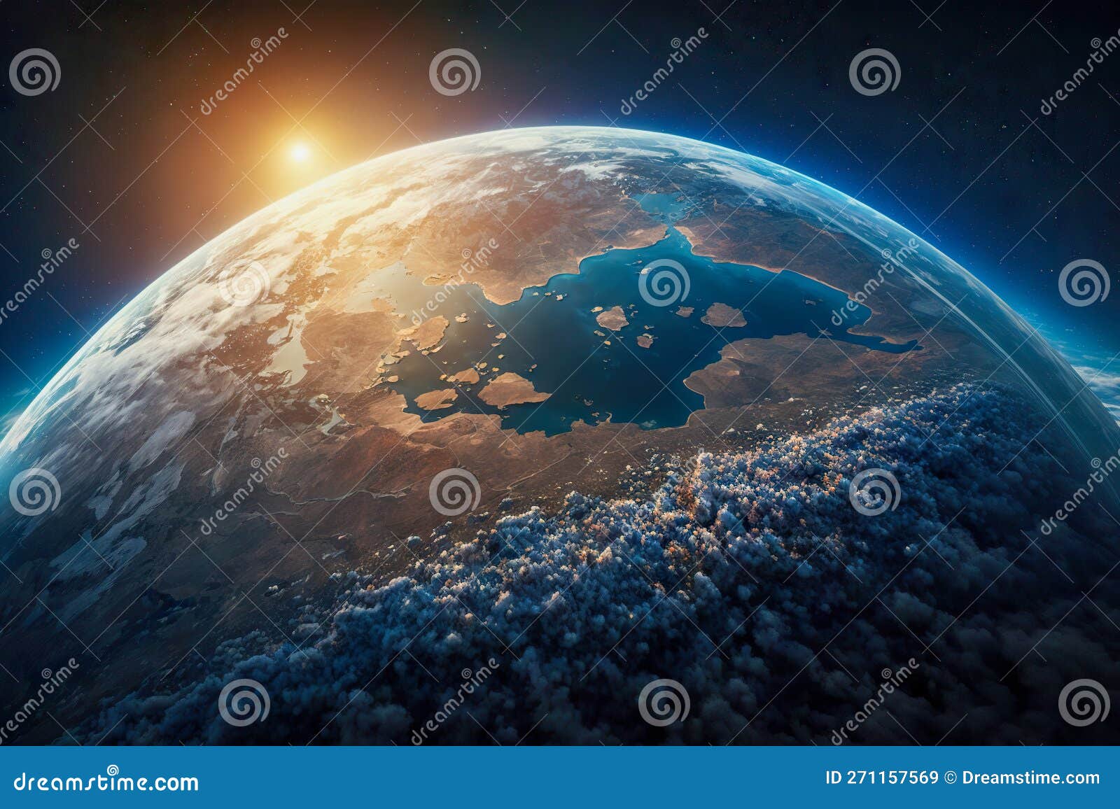 Rise Of The Earth Royalty-Free Illustration | CartoonDealer.com #5448126