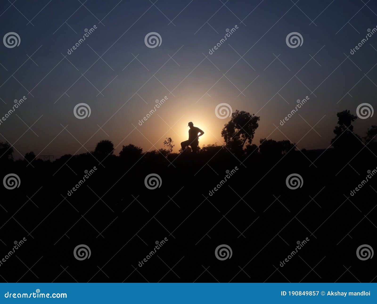 The sun rise in the east stock image. Image of darkness - 190849857