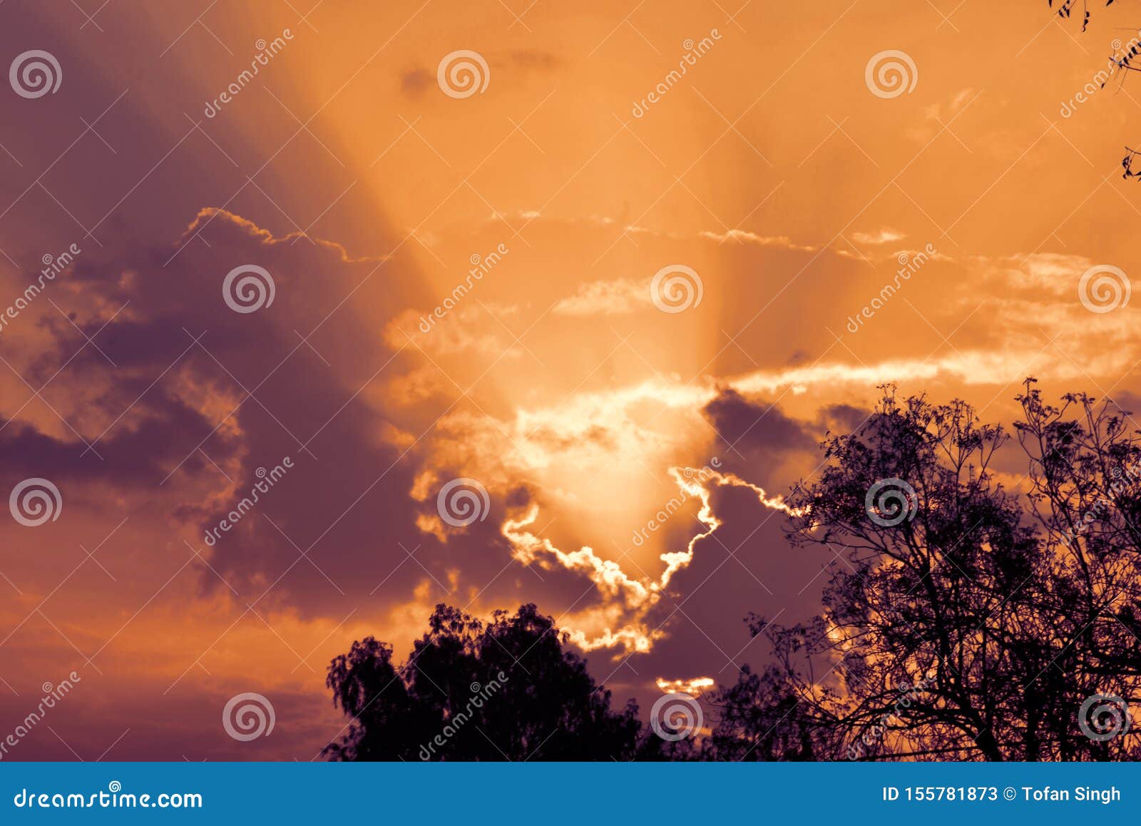 Sun Rise and Sun Set Background Stock Image - Image of golden ...