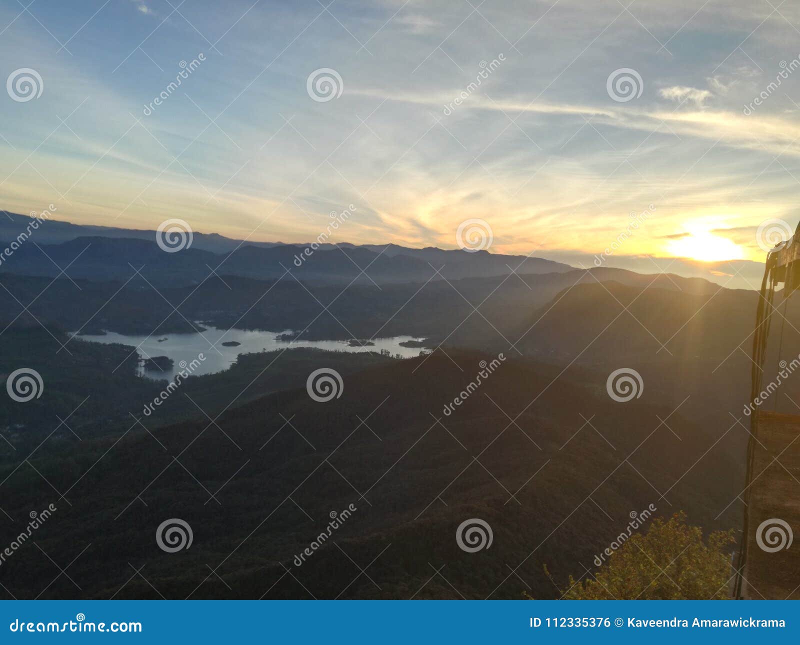 Sunrise view at summit stock photo. Image of greenwold - 112335376