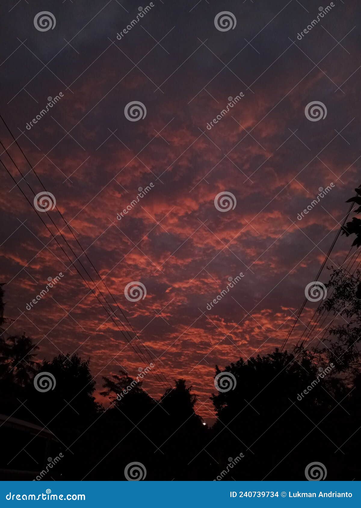 The Sun Rises from the East Stock Photo - Image of cloud, cumulus ...