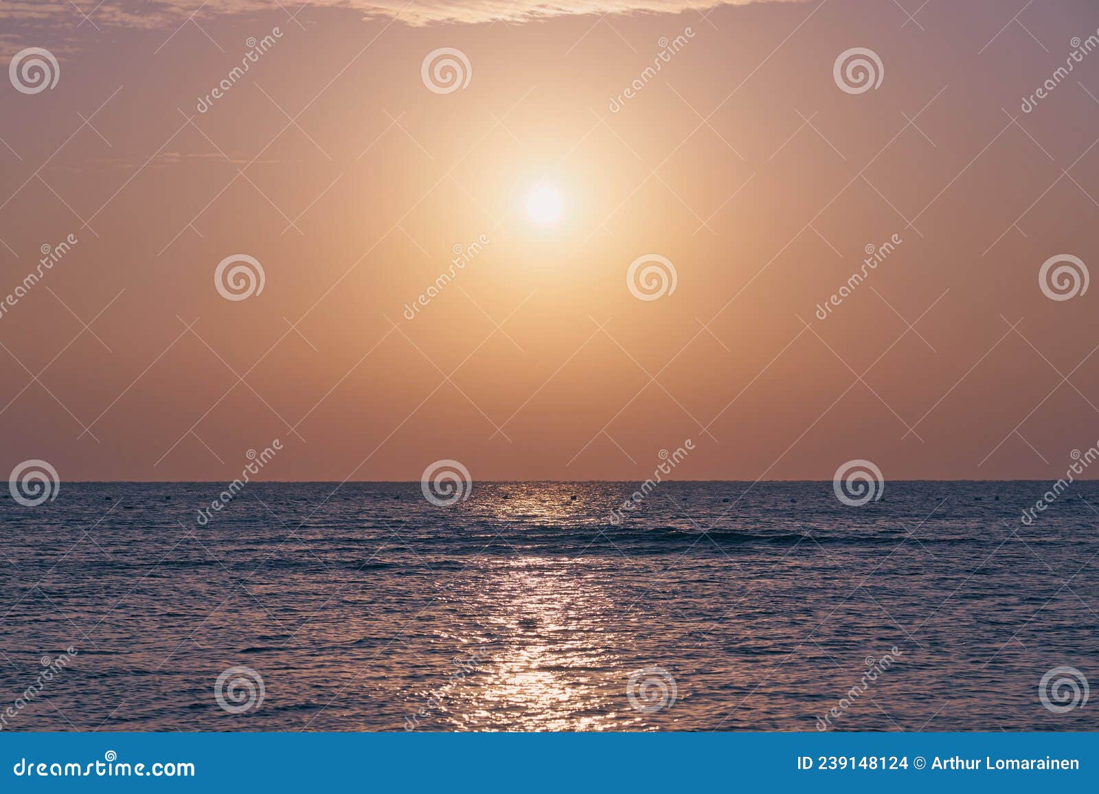 The Sun Rises Over the Red Sea at Dawn. Stock Photo - Image of lake ...
