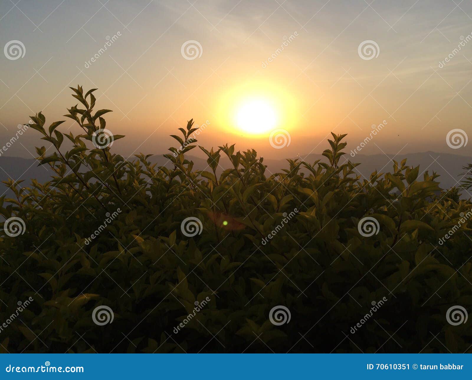 Sun rising natural stock image. Image of awesome, romantic - 70610351