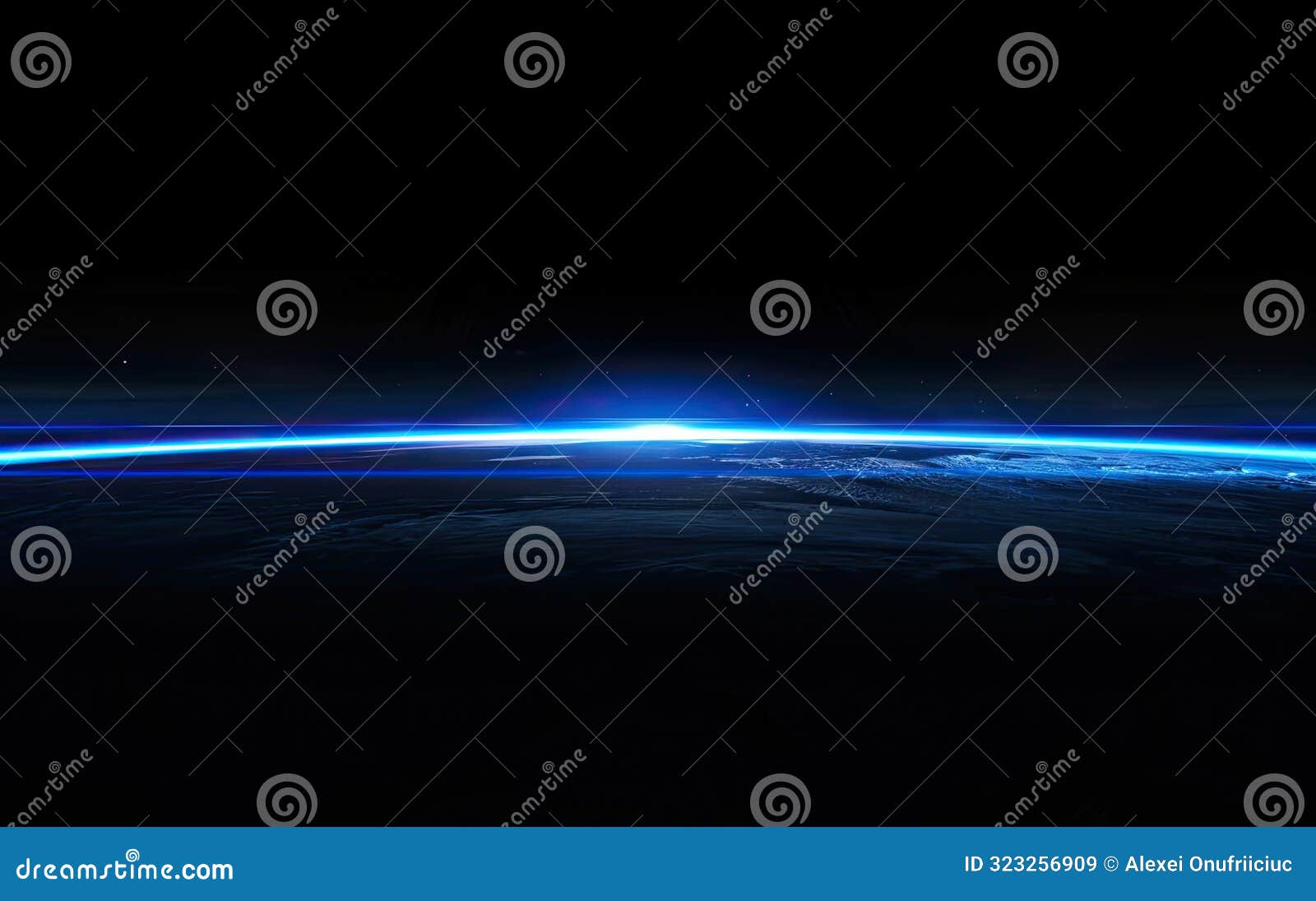 The Sun is Rising Over the Planet Earth in Outer Space Stock Image ...