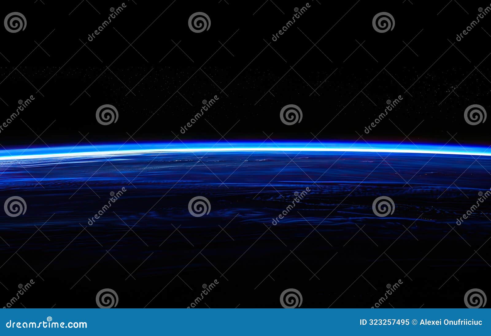 The Sun is Rising Over the Planet Earth in Outer Space Stock Image ...