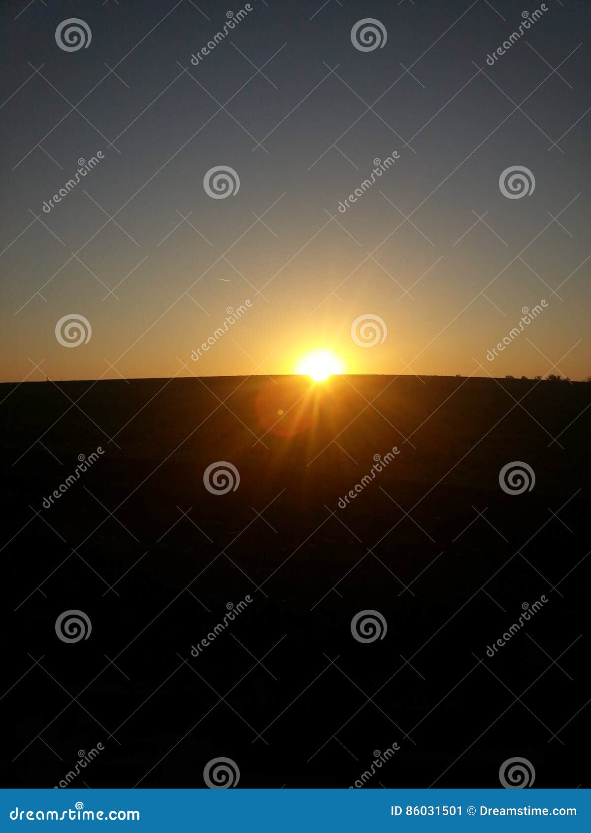 Sun is rising stock image. Image of spirit, rising, sunset - 86031501