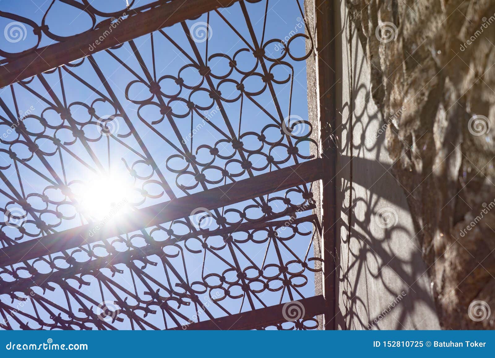 Sun`s Rays Fall into the Window through Stock Image - Image of ...