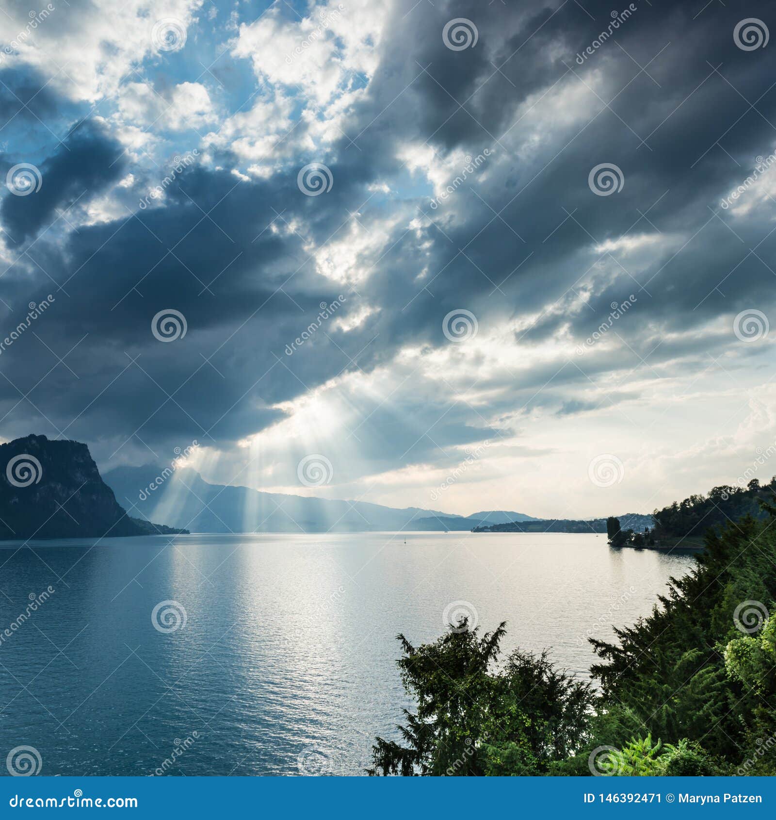 Sun rays stock image. Image of nature, blue, inspirational - 146392471