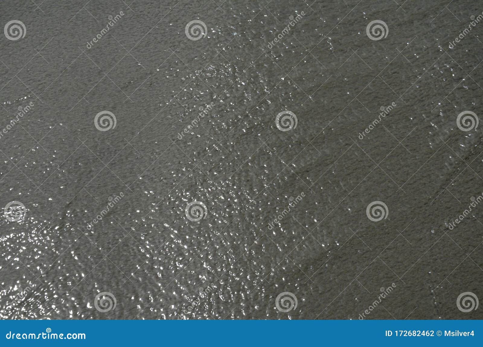 Sun, Sand, Water and Reflection in the Ocean Water. Stock Photo - Image ...